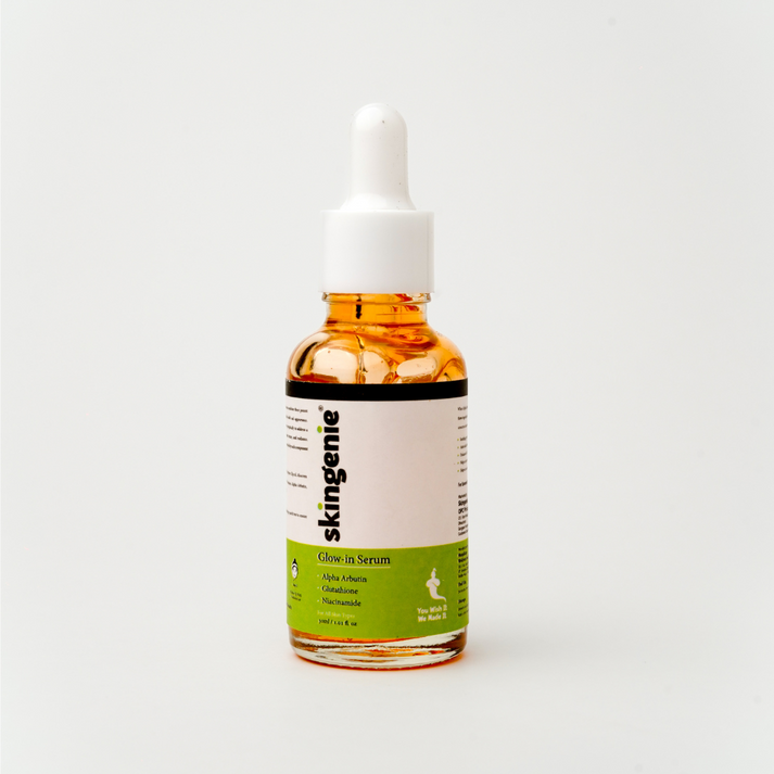SKINGENIE Glow-in Serum With Alpha Arbutin, Glutathione & Niacinamide ...